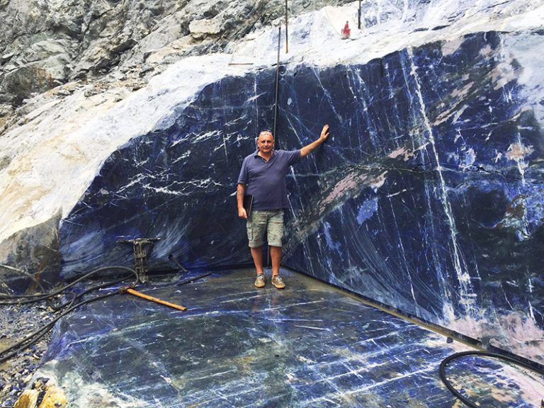 Blue sodalite marble - Our excellences | Marmo Élite
