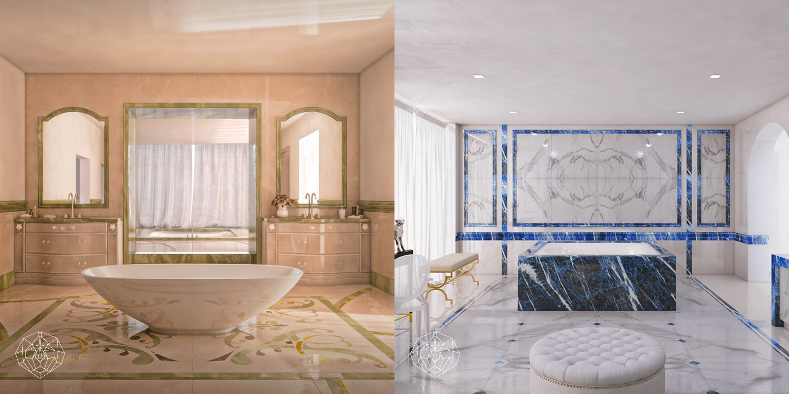 The use of marble in interior design, between classic and contemporary ...