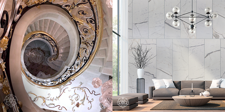 L’uso del marmo nell’interior design tra moderno e antico | Marmo Élite