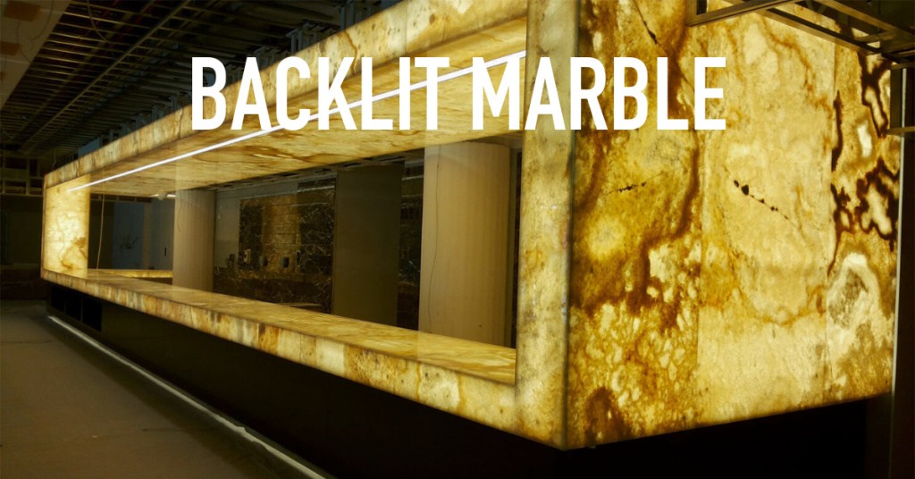 Backlit stones: curiosities, benefits and applications, inspirations.